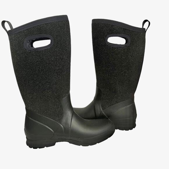Bogs | Shoes | Bogs Crandall Tall Wool Faux Fur Lined Rubber Boots ...
